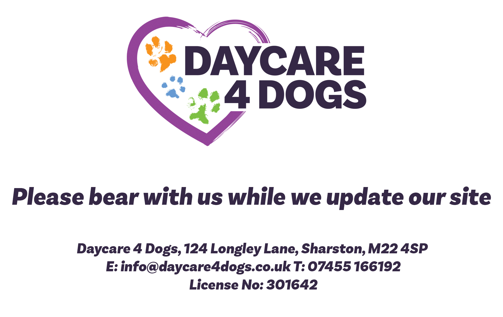Coming Soon – Daycare4Dogs